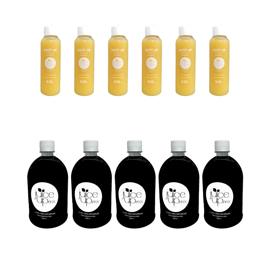 Juice Up Pack - Shots Anti-gripales & Carbón Activado – Juiceupmx